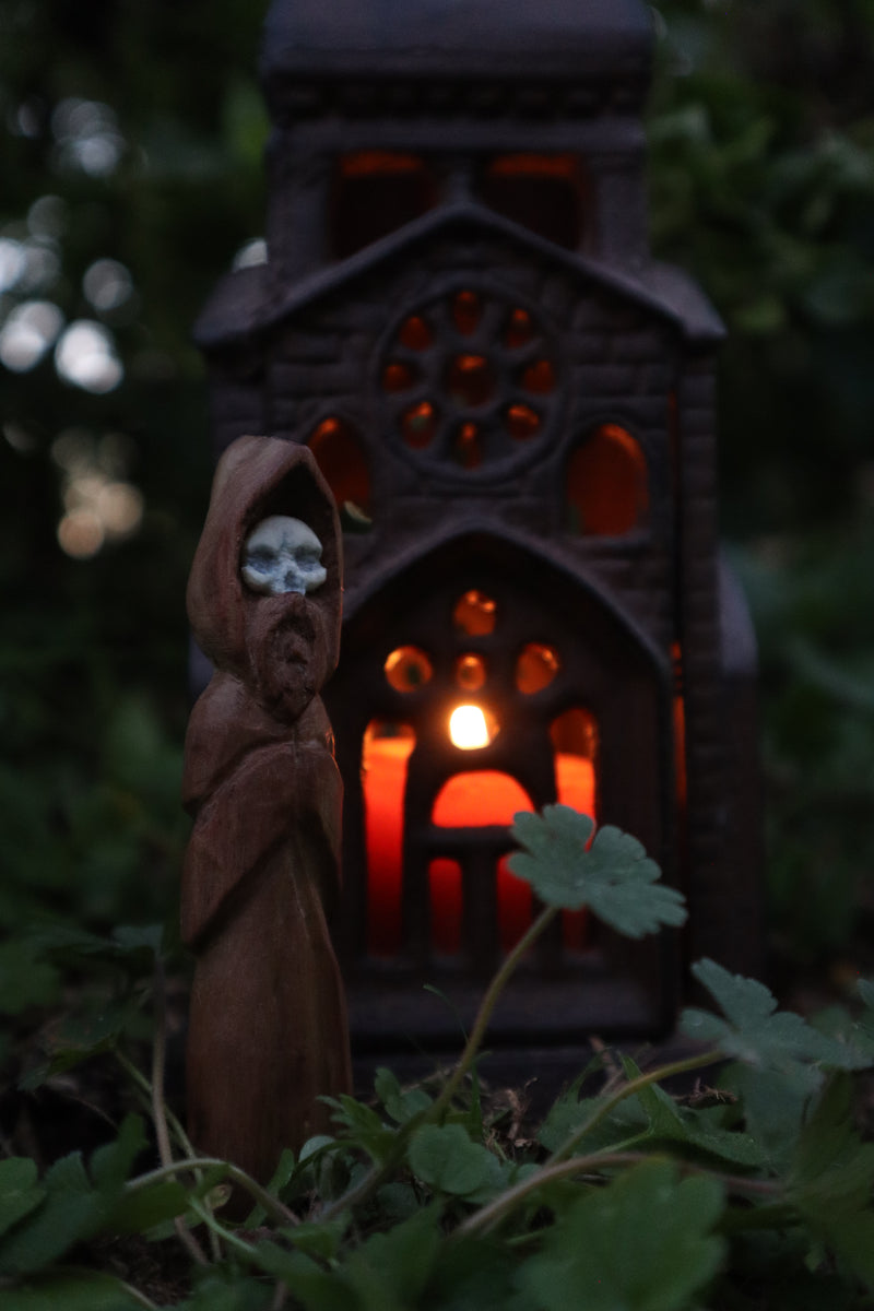 Black Walnut and Goat Skull Chaos Monk – Freyja's Forest