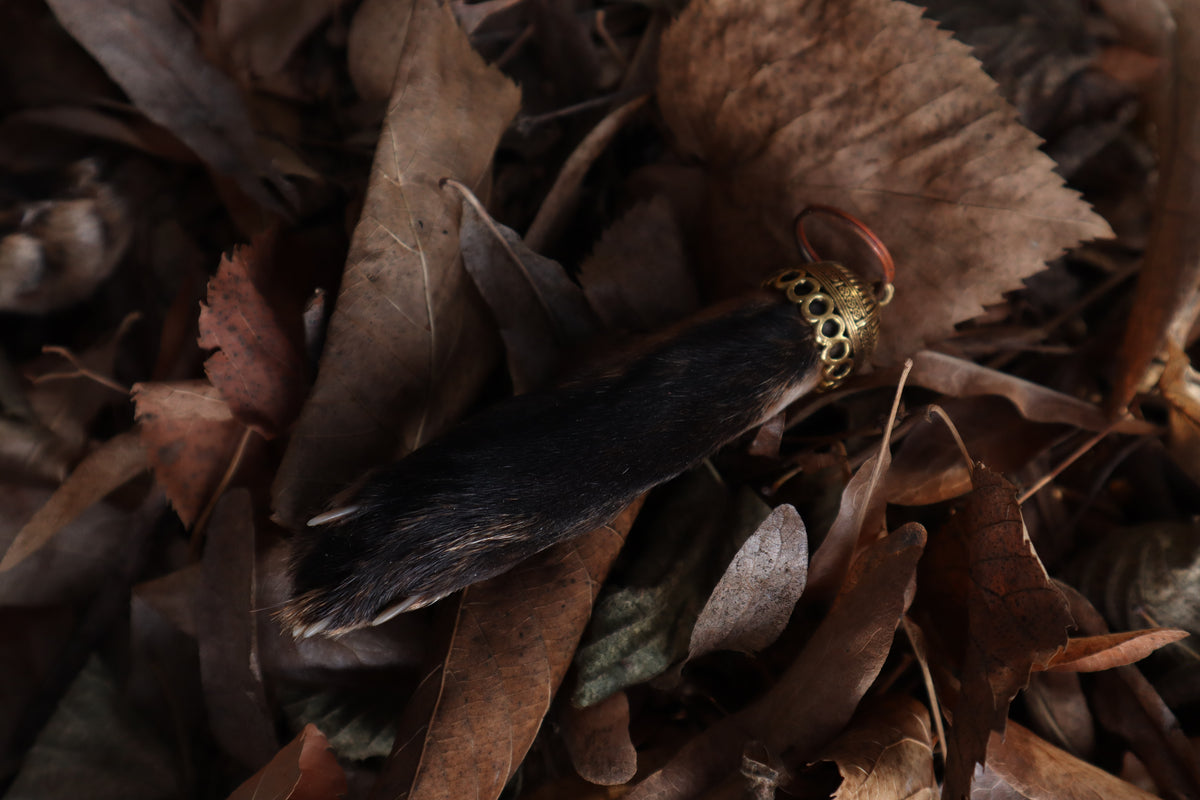 Red Fox Paw Keychain – Freyja's Forest