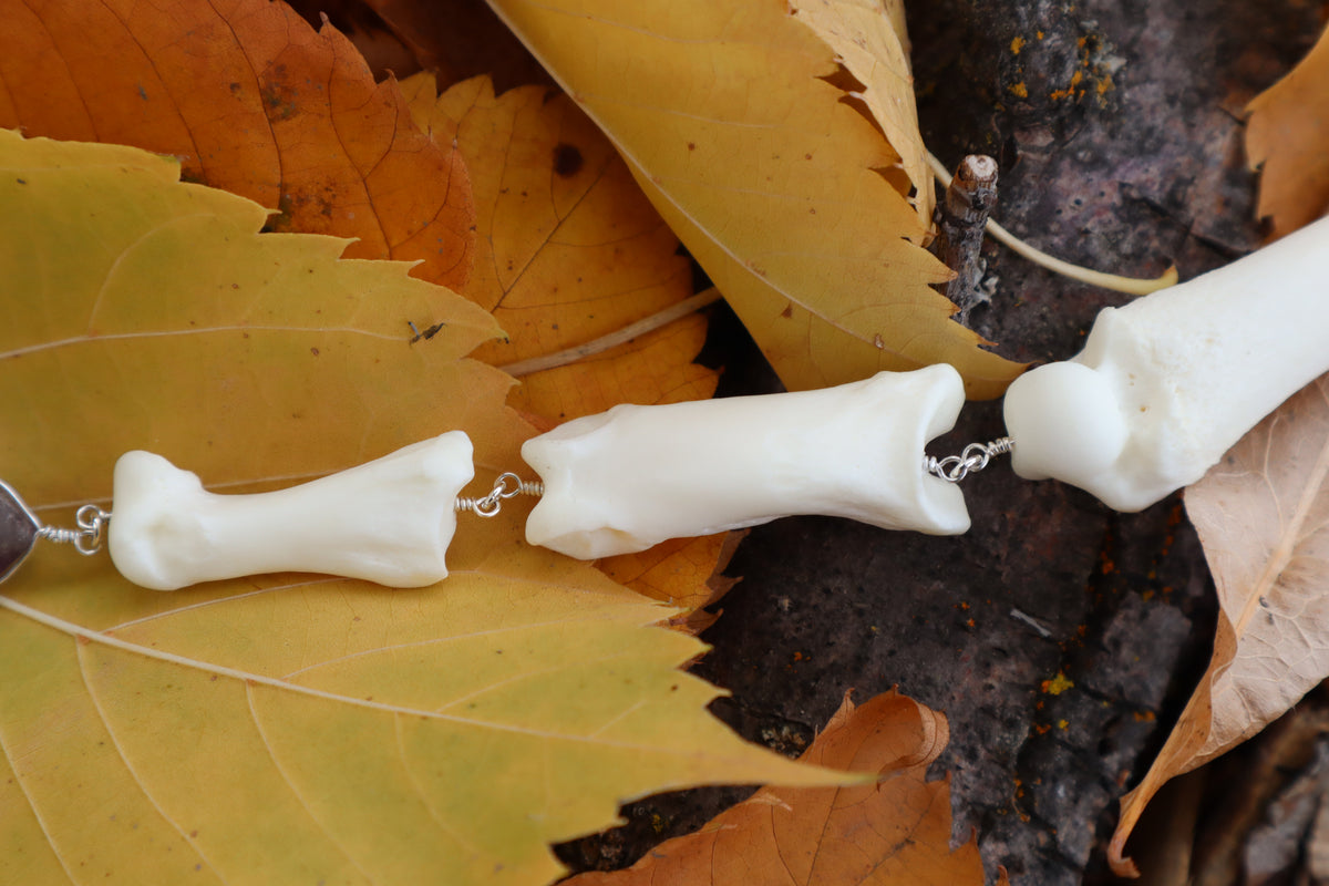 Fluid Mountain Lion Toe Articulation with an Amethyst Point "Claw ...